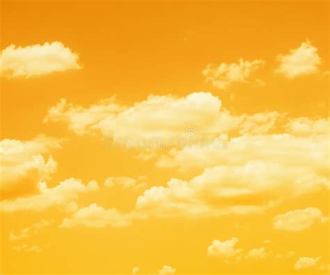 Yellow Sky And Clouds Background Stock Illustration Illustration Of Backgrounds Planet 308269200
