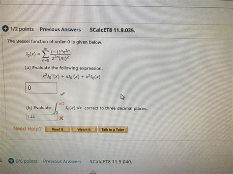 Solved Points Previous Answers ScalcET The Chegg Com
