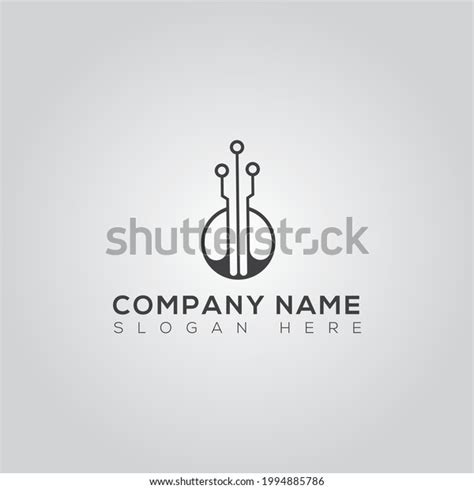 Electric Wire Logo Design Vector Illustration Stock Vector Royalty