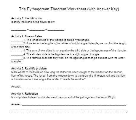 The Best Pythagorean Theorem Worksheets To Help Your Babes Excel The Teach Simple Blog
