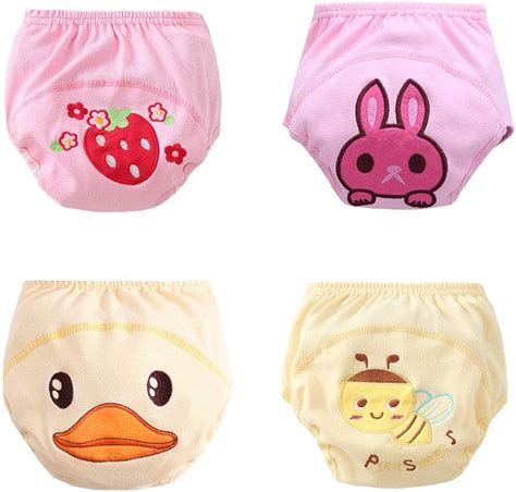 Fandecie 4 Pcs Braguitas De Aprendizaje Para Niños Calzones De