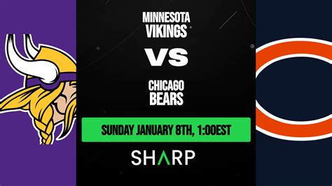 Minnesota Vikings Vs Chicago Bears Matchup Preview January 8th 2023