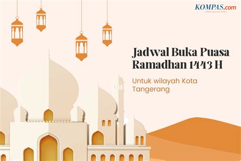 Foto Jadwal Buka Puasa Di Tangerang Hari Ini 13 Maret 2024