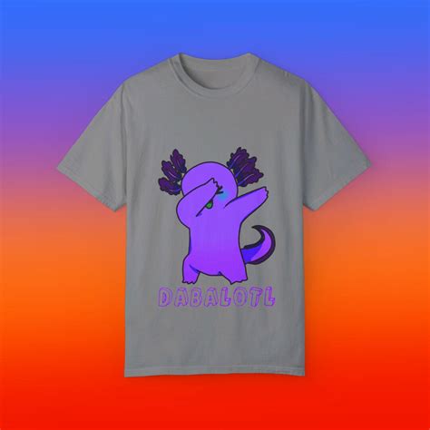 Pfp Axolotl Dabalotl Chibi T Shirt Etsy