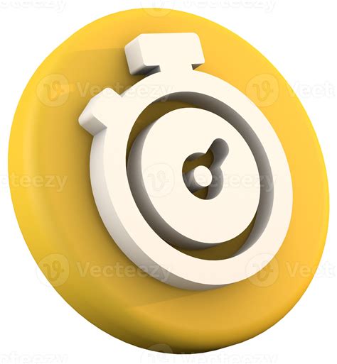 3d Clock Icon 18972243 Png