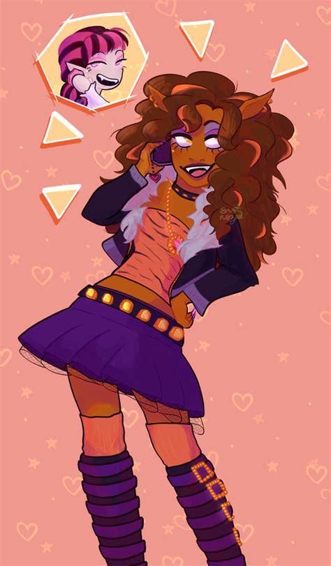 Clawdeen N Draculaura By Snotnozed On Deviantart