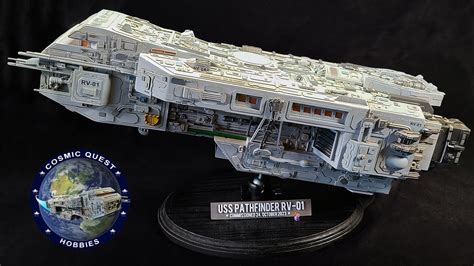 Epic Scratchbuilt Interstellar Spaceship Kitbash Model Uss Pathfinder