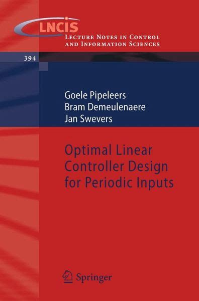 optimal linear controller design for periodic inputs ebook pdf von