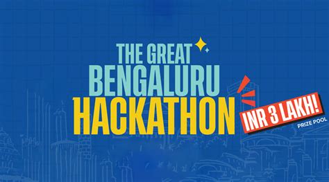 The Great Bengaluru Hackathon Pes University