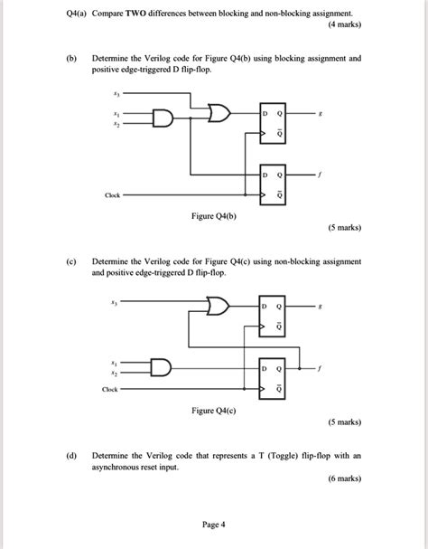 SOLVED Q4 A Compare TWO Differences Between Blocking And Non Blocking