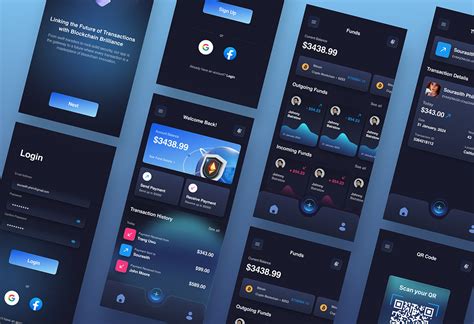 Blockchain Wallet Mobile App UIUX Design Behance