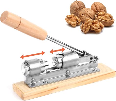 Nutcracker Heavy Duty Nut Cracker Pecan Cracker Walnut Cracker Plier Opener Tool Desktop Wood