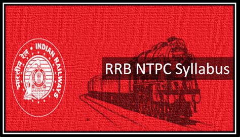 Rrb Ntpc Syllabus 2025 26 Download Syllabus Pdf For Cbt 1 And Cbt 2