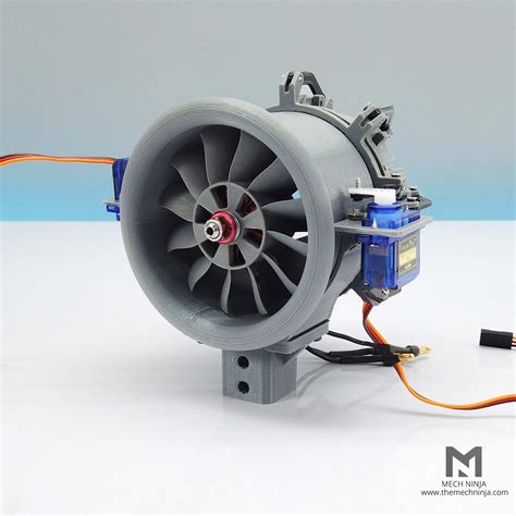 70 Mm Variable Nozzle Edf V10 Stl Themechninja