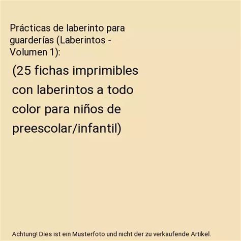 PrÁcticas De Laberinto Para Guarderías [laberintos Volumen 1] Eur 12 17 Picclick De