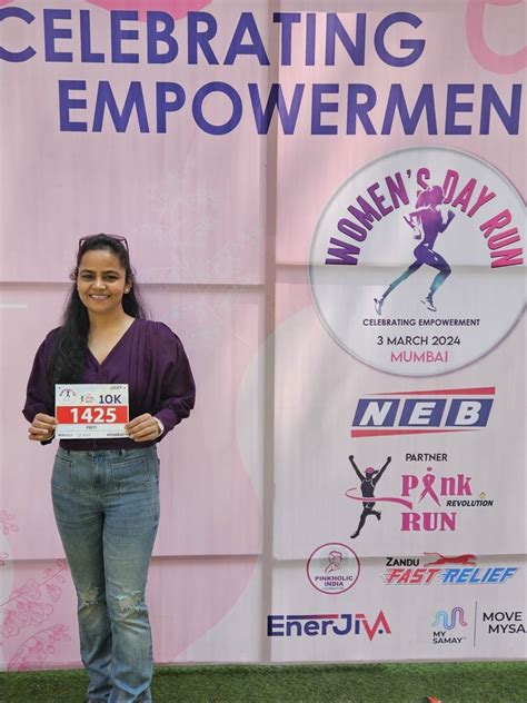Priti Tripathi On Linkedin Running Increases Happy Hormone 😅 Mumbai
