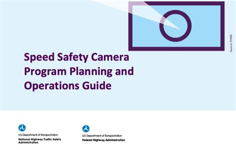 New Nhtsa Fhwa Guide On Speed Safety Cameras Toward Zero Deaths