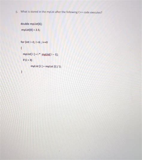 Solved Csc 170 Array Worksheet November 10 2020 Name 1