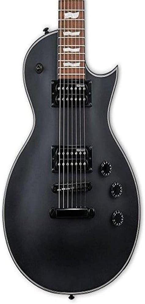 Esp 7 String Ltd Deluxe M 1007 Electric Guitar See Thru