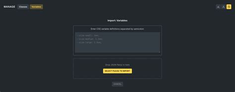 No Bug Cant Upload Json File In Css Variable Bugs Bricks Community Forum