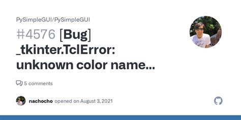 Bug Tkintertclerror Unknown Color Name 1234567890 · Issue 4576