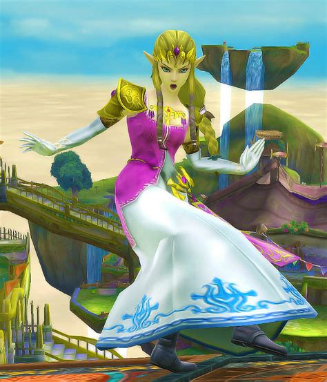 Termina Warriors — Triforce Princess Zelda In Super Smash Bros