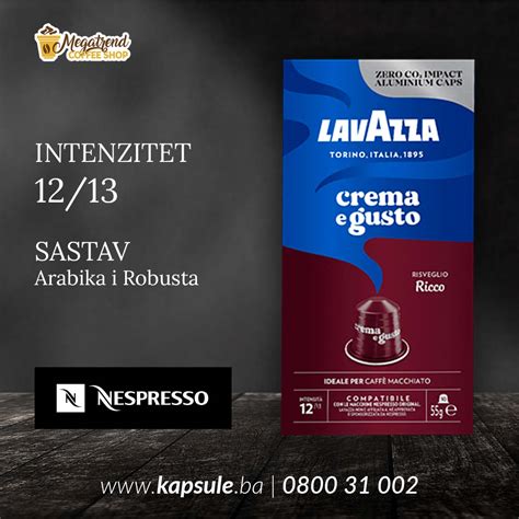 Nespresso Kompatibilne Kapsule Lavazza Crema E Gusto Ricco