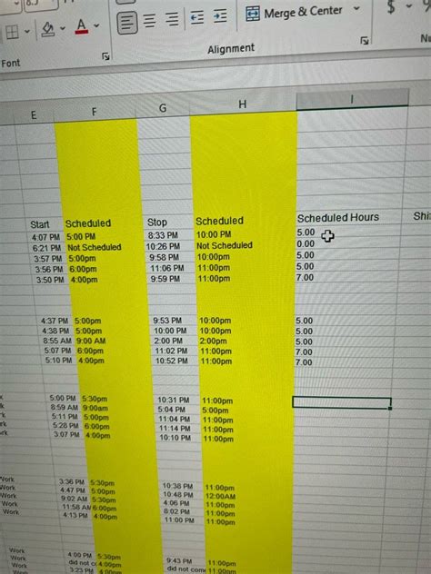 Ok Excel Heads Im Trying To Add Up Columns F And H Into Column I I