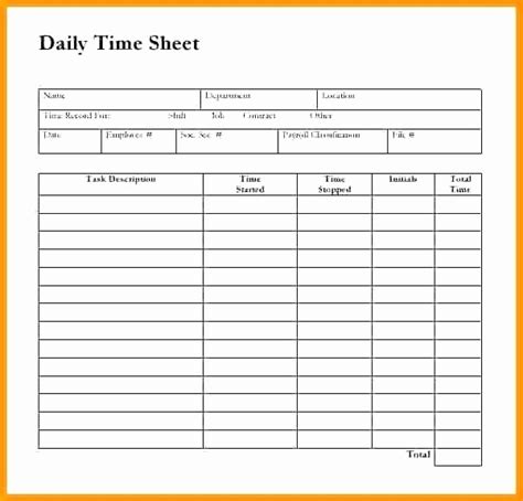 Bi Monthly Timesheet Template