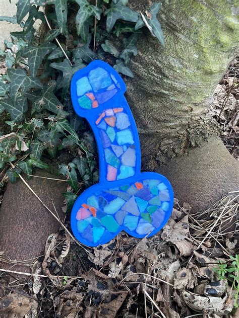 Penis Sex Art Mosaic Homoerotic Sculpture Wall Hanging Etsy