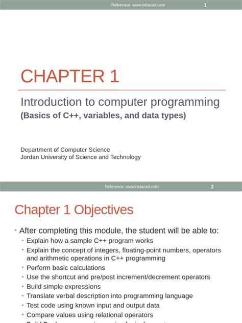 Chapter 1 1 Basics Variables Datatypes Pdf Boolean Data Type Integer Computer Science