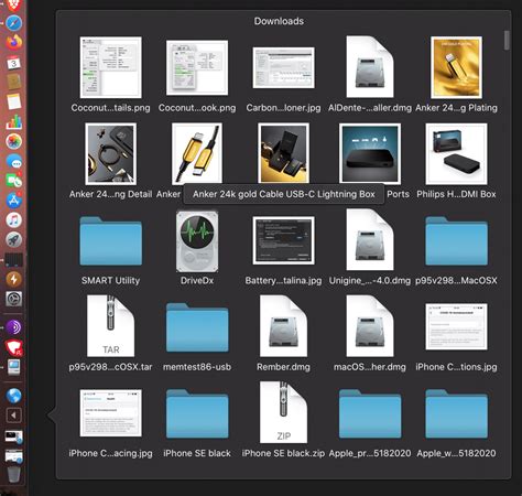 File Preview In The Download Folder Of The Macos Dock ⌚️ 🖥 📱 Macandegg