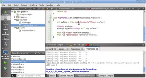 DHOB Esempio GUI Con QTCreator 2