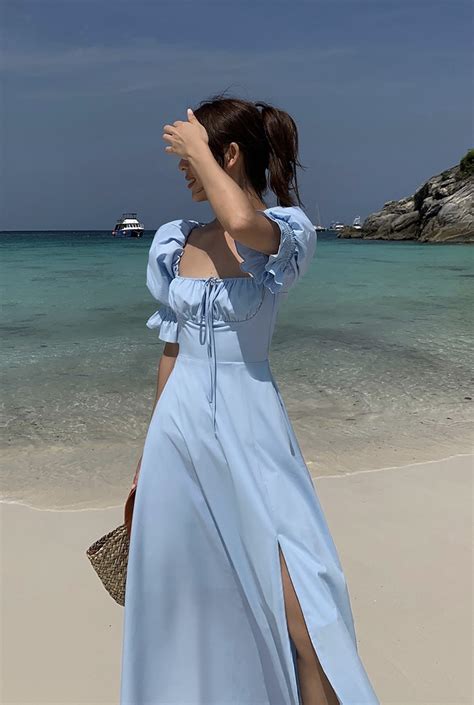 Open Back Slit Dress Alora