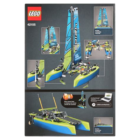 Lego Technic 42105 Catamaran Sailboat Building Set Speed Boat Model
