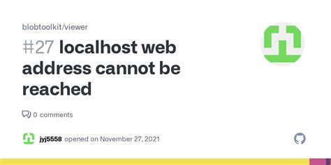 localhost web address cannot be reached · issue 27 · blobtoolkit