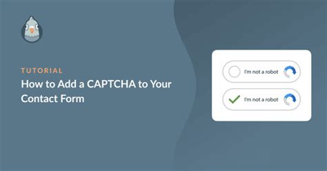 How To Add CAPTCHA To A Contact Form In WordPress
