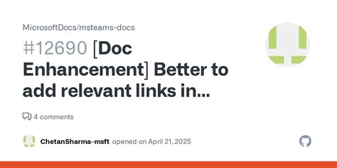 Doc Enhancement Better To Add Relevant Links In Deployment Section · Issue 12690