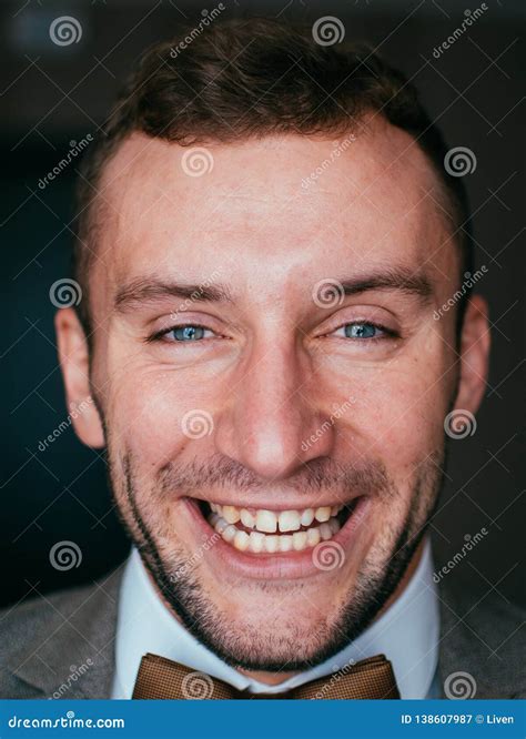 Man In Tuxedo And Bow Tie Posing Stock Image Image Of Adult