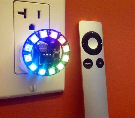 Neopixel Ring Night Light Uses Minimal Components Attiny85 And Is