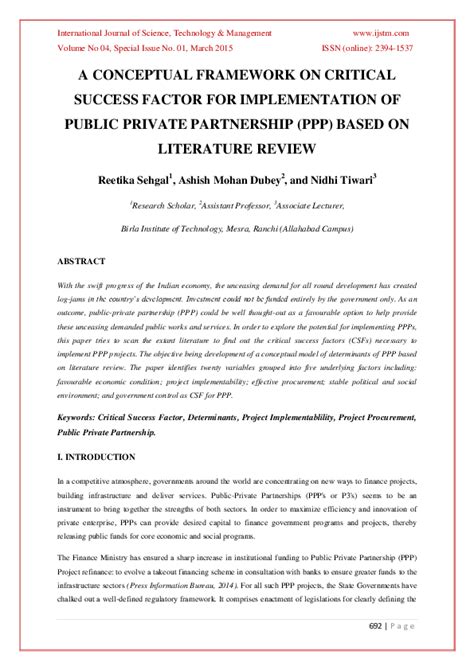 Pdf A Conceptual Framework On Critical Success Factor For