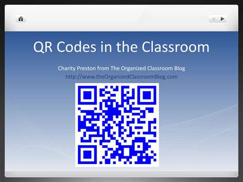 Qr Codes In The Classroom Ppt