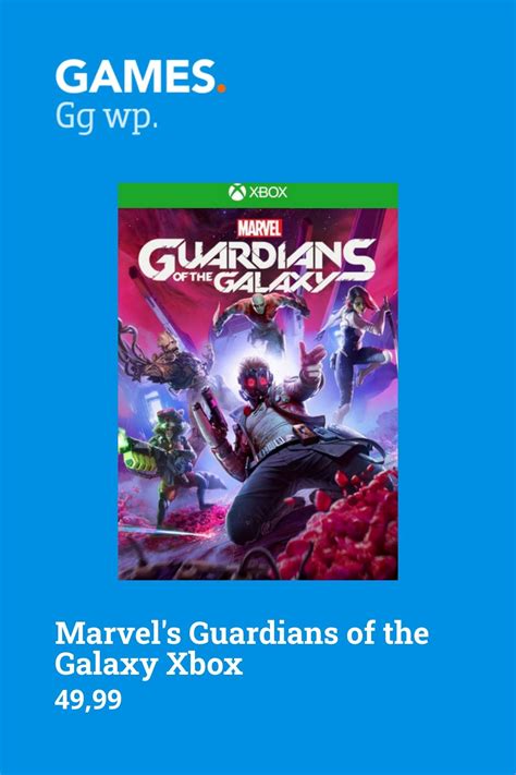 Marvels Guardians Of The Galaxy Xbox Series X Guardians Of The