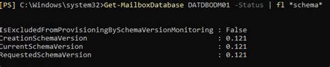 Getting An Error With New Moverequest To A Newly Created Database On
