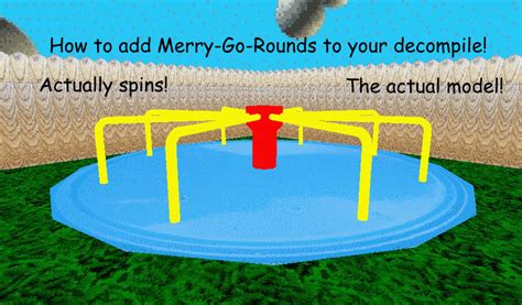 how to add merry go rounds to your decompile tutorial for baldi s