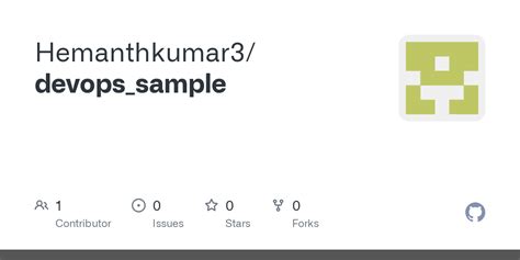 Github Hemanthkumar Devops Sample