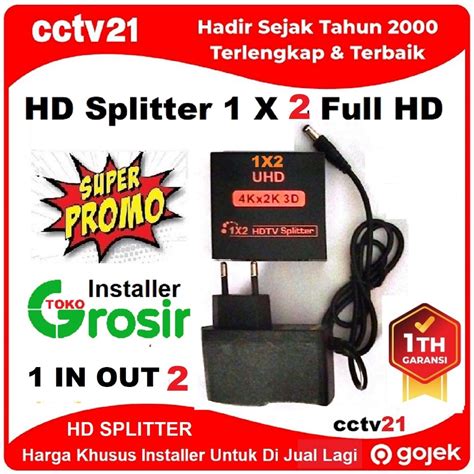 ตัวแยก hd 1x2 พอร์ต 1 input 2 เอาท์พุท full hd 1080p ราคาพิเศษ สําหรับ