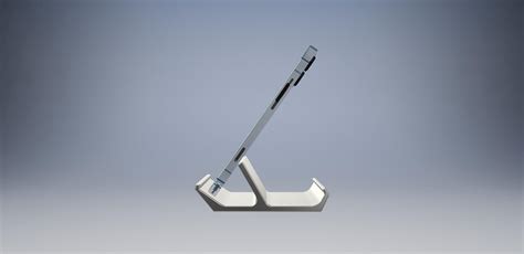 台式智能手机支架 Inventor 模型图纸下载 懒石网