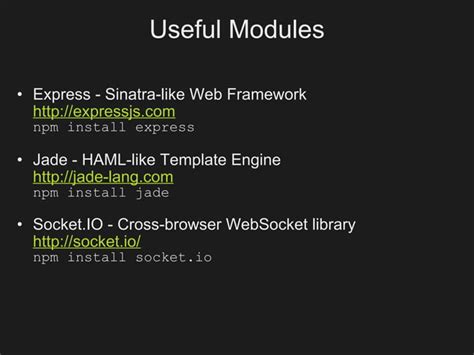 Introduction to Node.js: What, why and how? | PPT