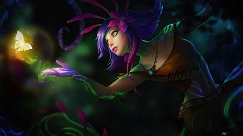 League Of Legends Lol Neeko Fantasy Art 4k Wallpaper Download